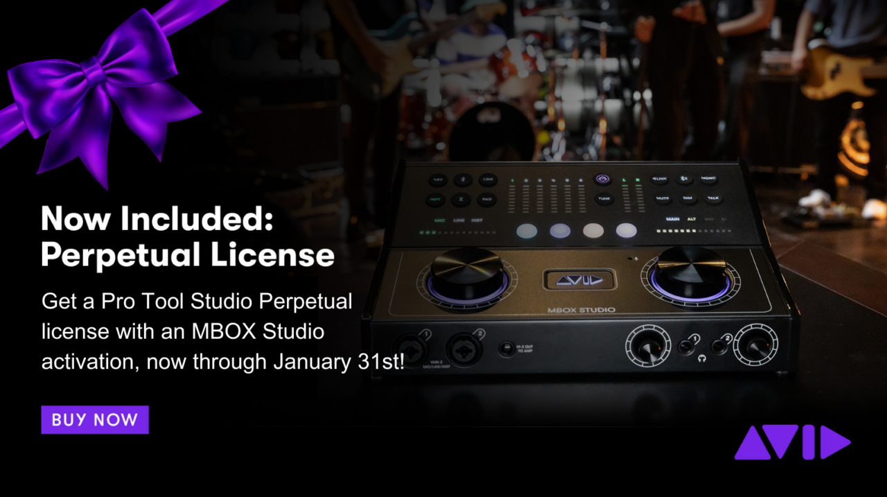 Get More with Avid MBOX: Free Pro Tools Studio License Offer!