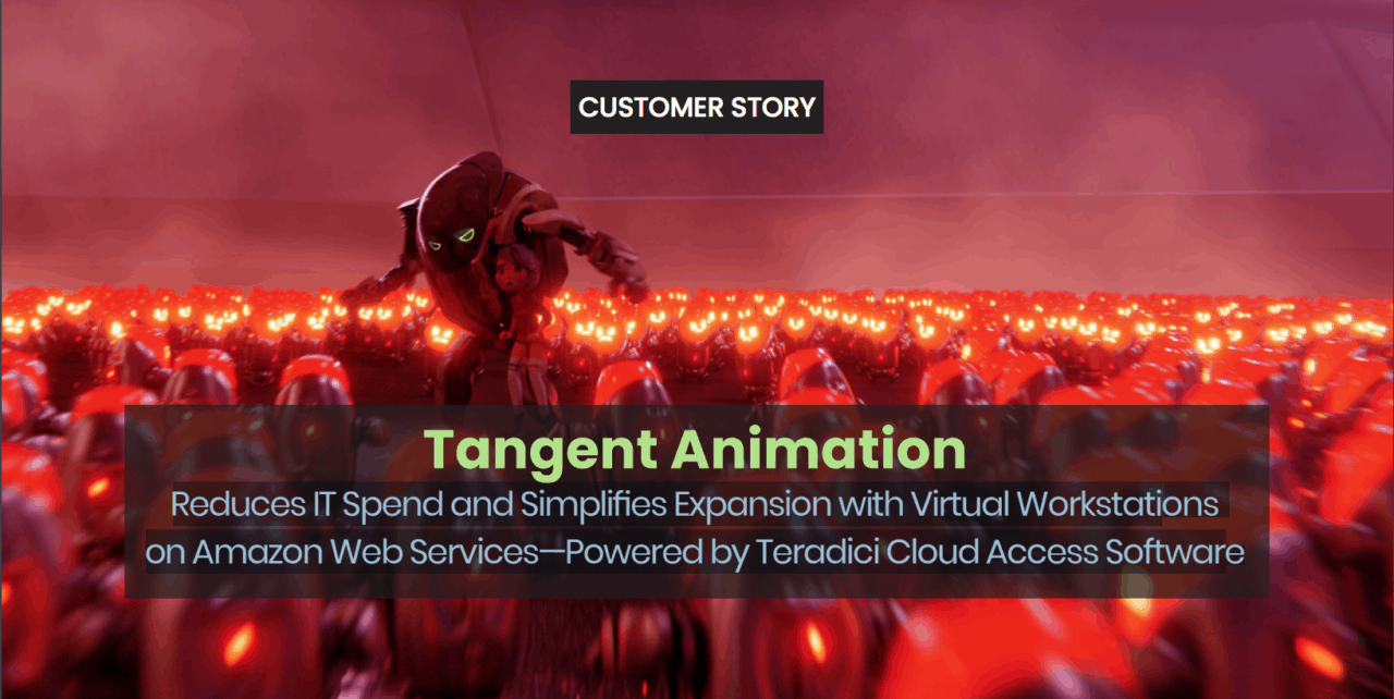 Tangent Animation - Customer Success Story - Annex Pro